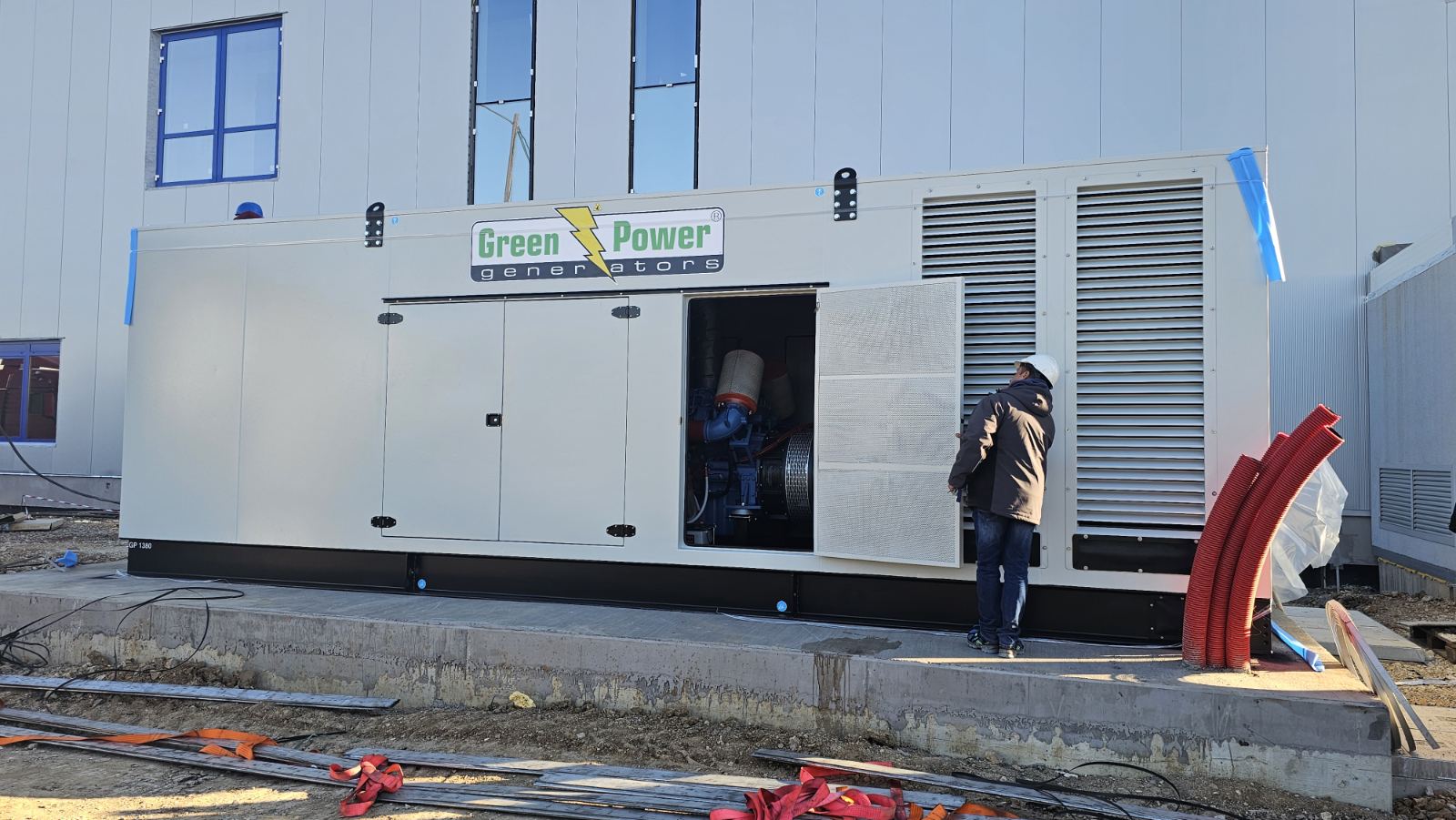 Implementation of Green Powers' diesel generators- Backup-power